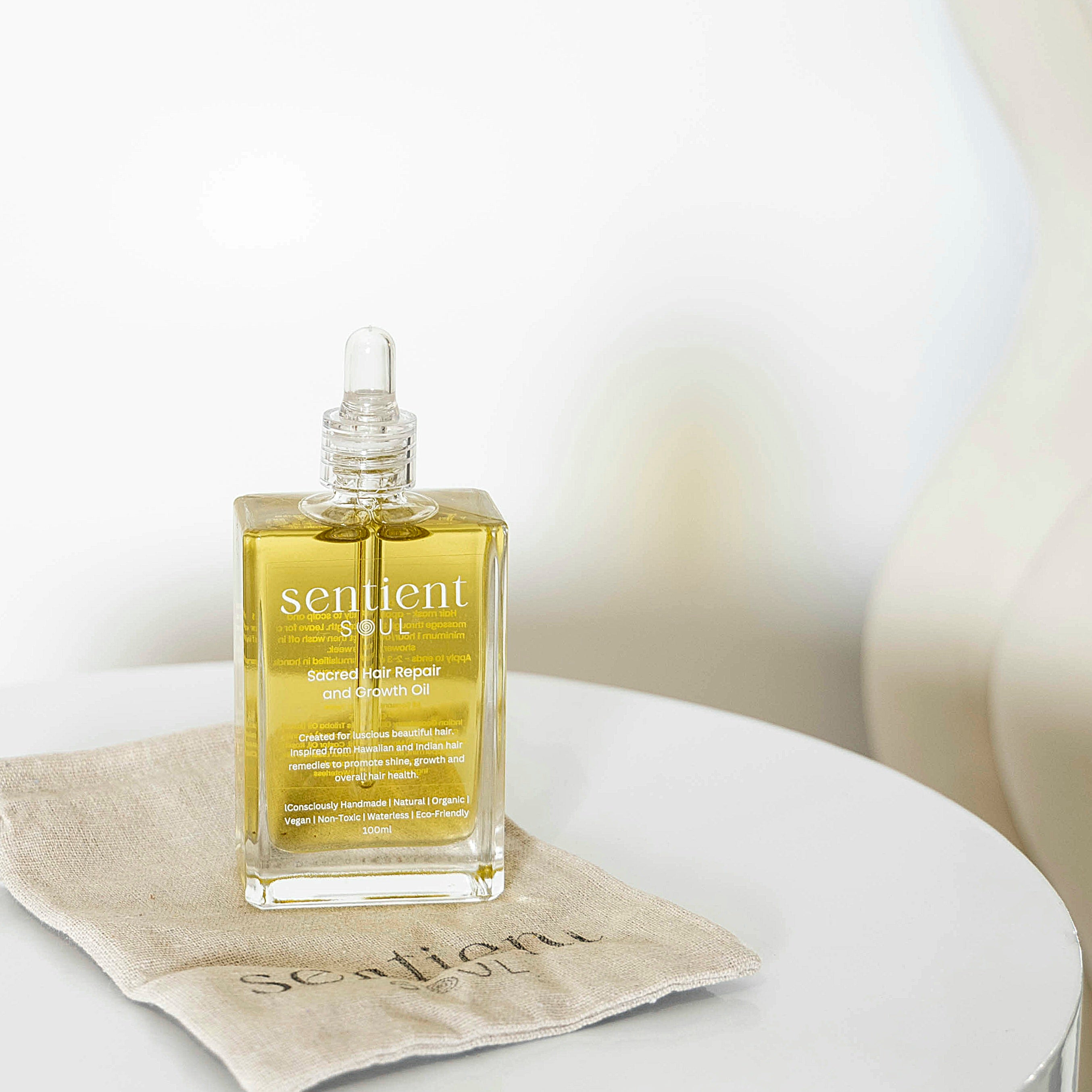 Sacred Hair Oil - Repair and Growth – Crystals and Me | High Quality ...